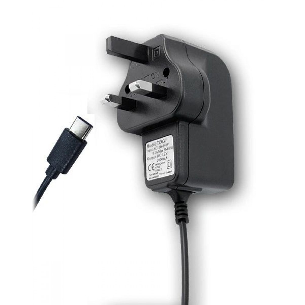 Type C Mains Charger 2A/QM-TYPEC-2A / QM-TypeC 2A